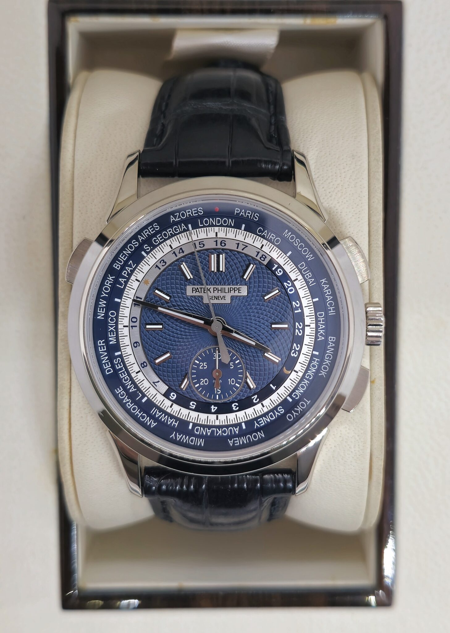 Patek Philippe World Time Chronograph 5930G – Habbak Watches