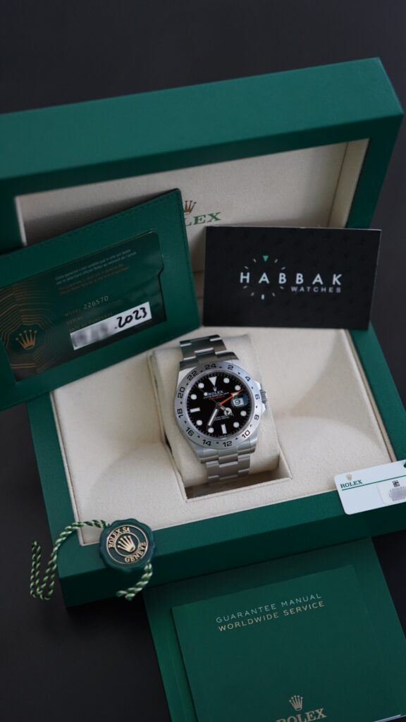 Rolex Explorer II 226570 – Habbak Watches